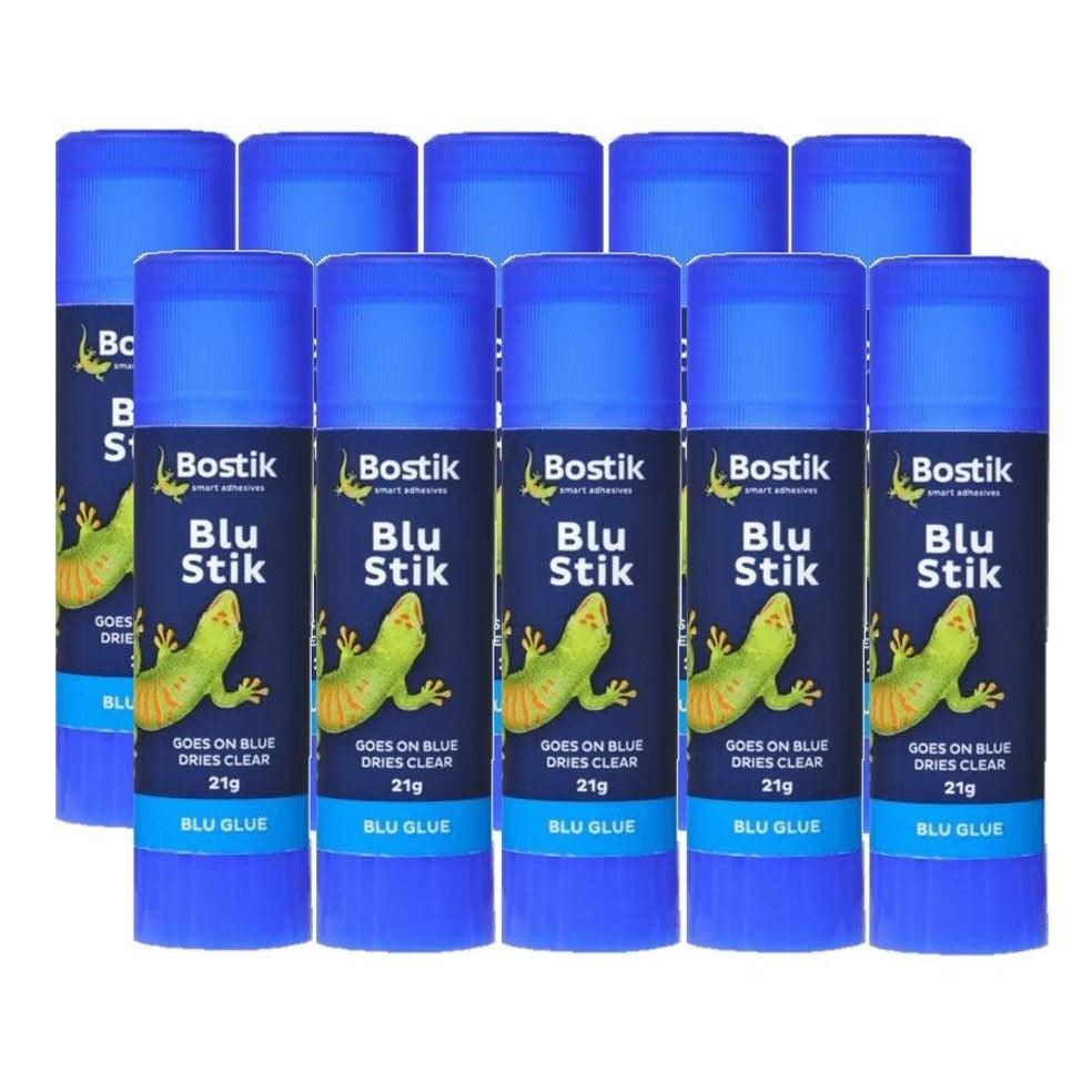 10 Pack Bostik Blue Glue Sticks 21g | SuperOffice