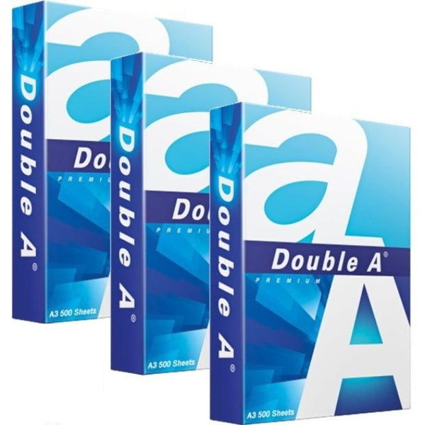 3 Pack Double A A3 Premium Copy Paper 80GSM 500 Ream |SuperOffice