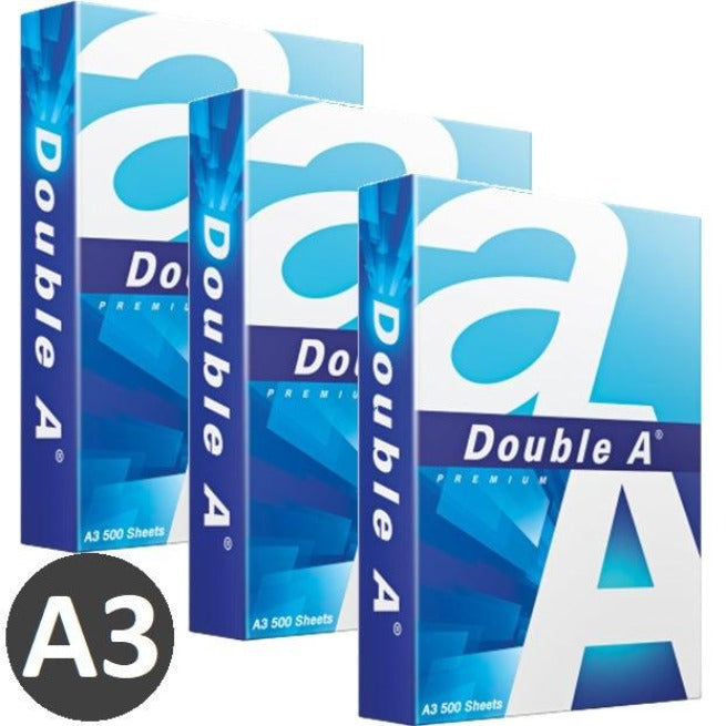 3 Pack Double A A3 Premium Copy Paper 80GSM 500 Ream |SuperOffice