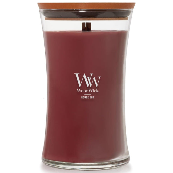 WoodWick Rouge Oud Large Candle Crackles As It Burns | SuperOffice