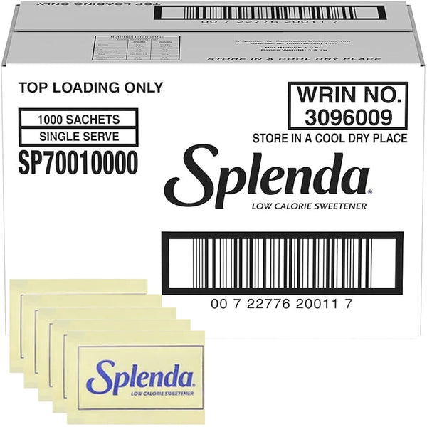 Splenda Sweetener Sachets Individual 1000 Pack Carton | SuperOffice