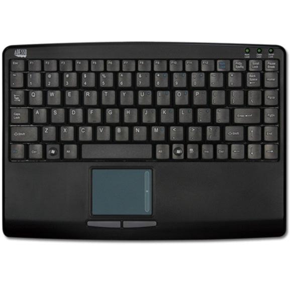 Adesso Keyboard AKB-410UB Slim Touch Mini Black | SuperOffice