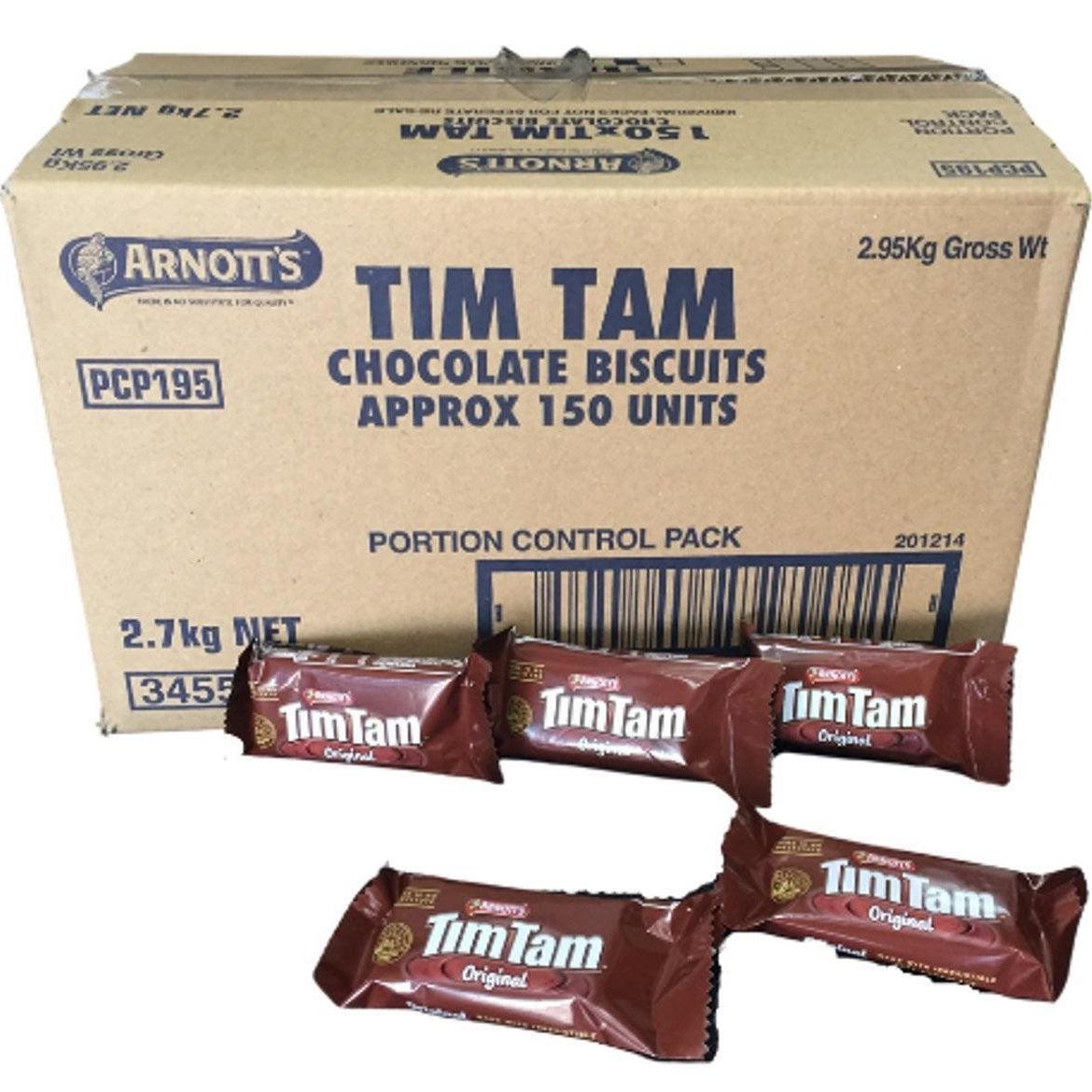 Arnott's Individual Tim Tams 150 Portions Packs Bulk Box – SuperOffice