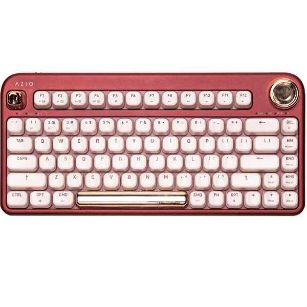 AZIO IZO Mechanical TKL Keyboard Wireless Rose | SuperOffice