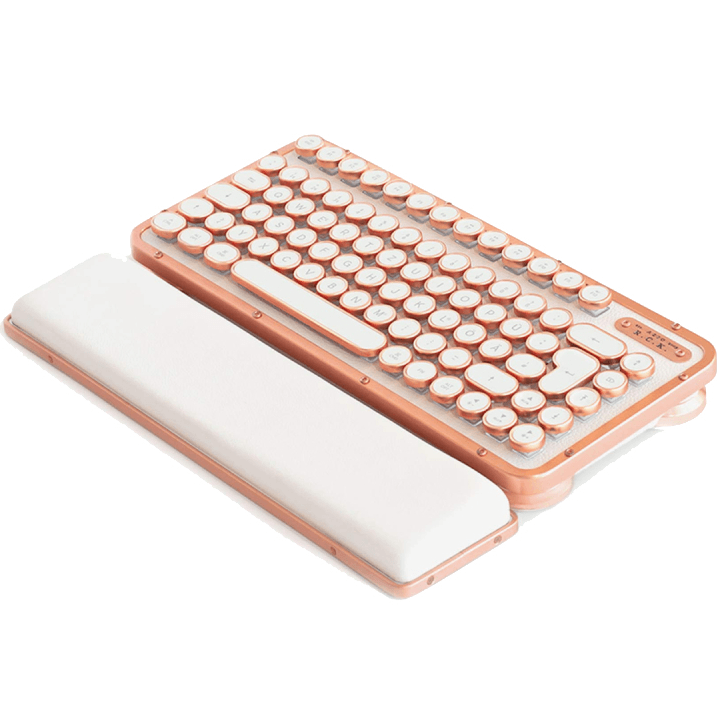 Azio Retro Posh Wireless Mechanical Keyboard TKL | SuperOffice