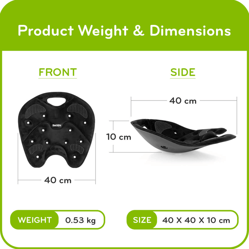 BackJoy SitSmart Posture Core Lux UpRight Ergonomic | SuperOffice