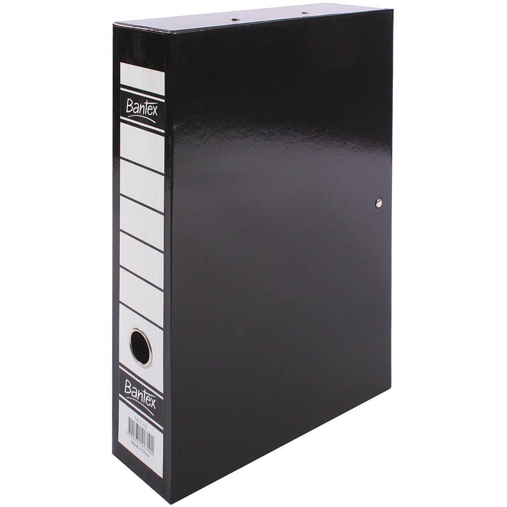 Bantex Box File Foolscap Black | SuperOffice
