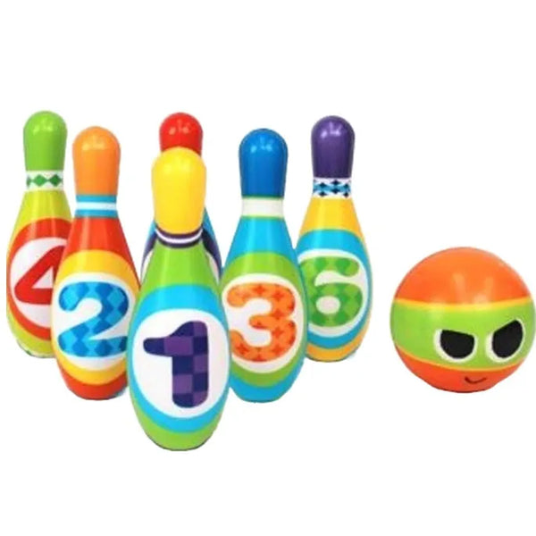 Bowling Play Set Foam Toy Pins and Ball | SuperOffice