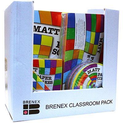 Brenex Paper Shapes Assorted Classroom Pack | SuperOffice