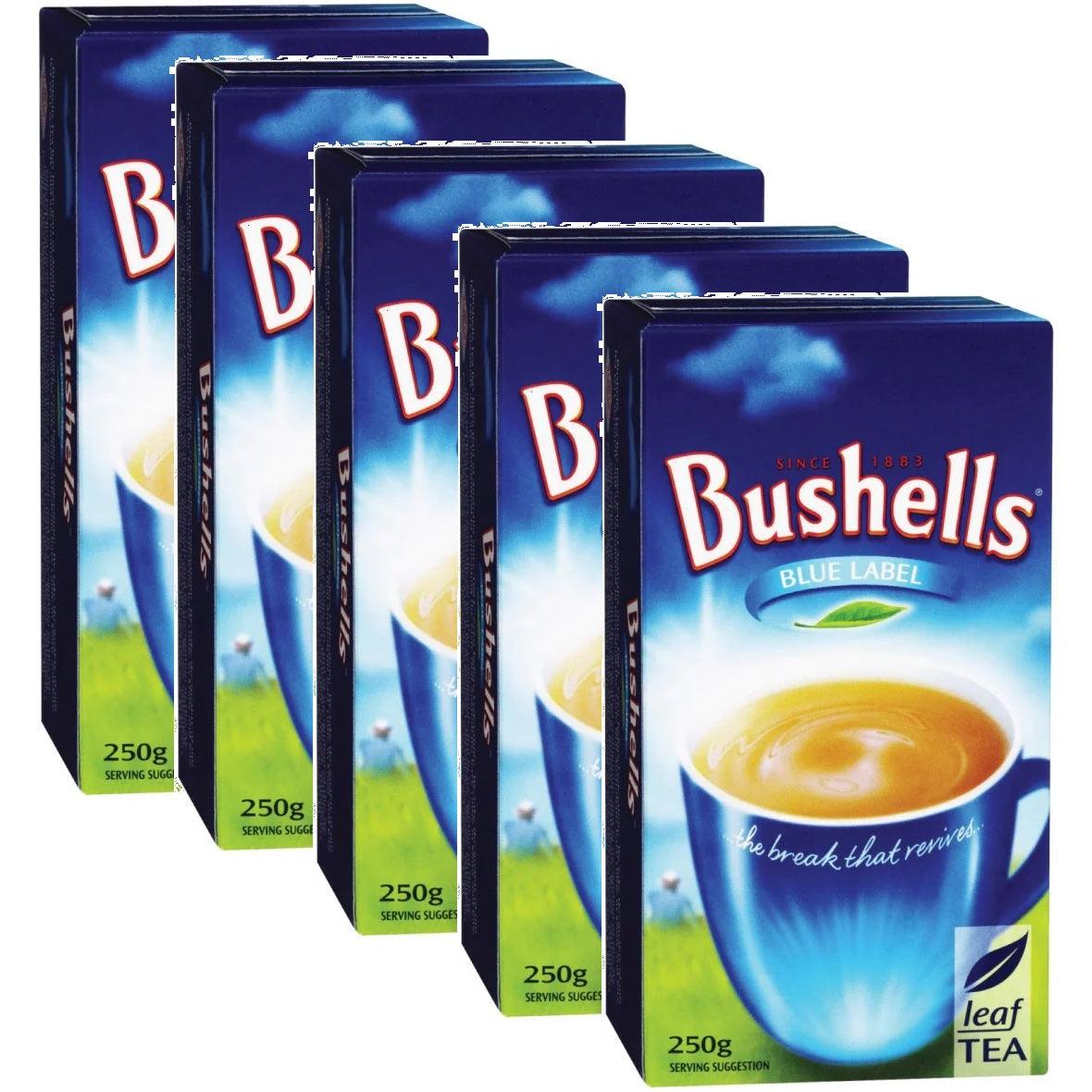 Bushells Tea Blue Label Loose Leaf Tea 250g Box of 5 | SuperOffice