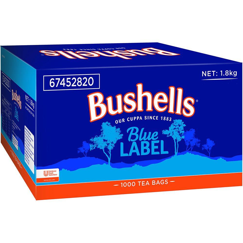 Bushells Tea Cup Bag Blue Label Box 1000 Bulk | SuperOffice