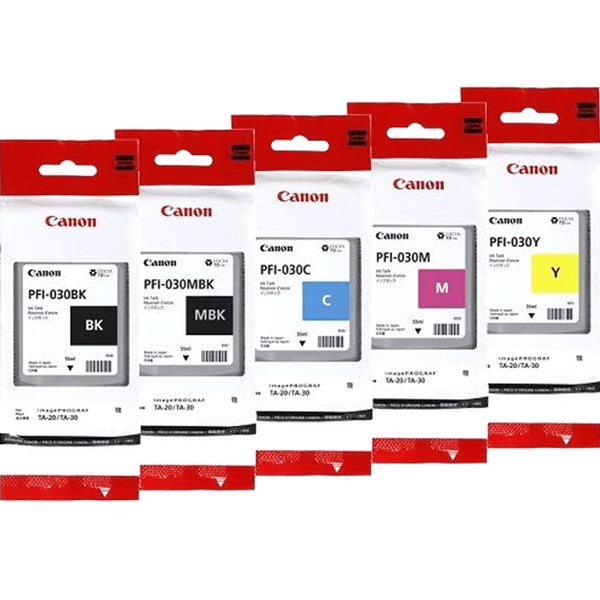 Canon PFI-030 Ink Cartridge Set Value Pack Large Format | SuperOffice