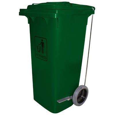 Cleanlink Trolley Garbage Bin Heavy Duty With Foot | SuperOffice