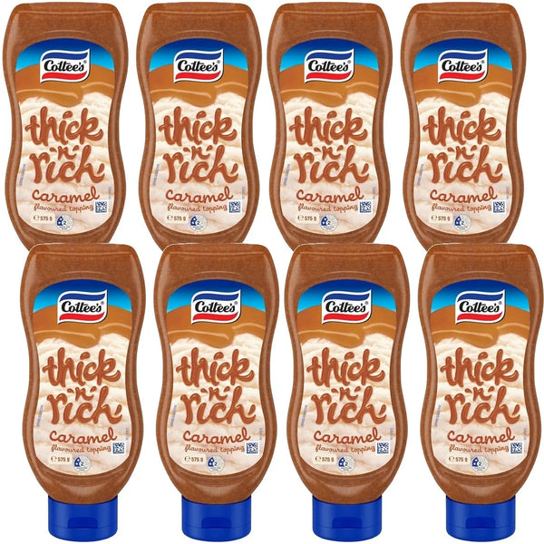 Cottees Squeezy Caramel Topping Milkshakes 615g Pack 8 | SuperOffice