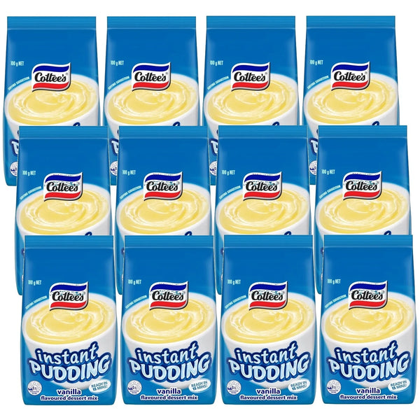 Cottees Vanilla Instant Pudding 100g Pack 12 Bulk Carton | SuperOffice