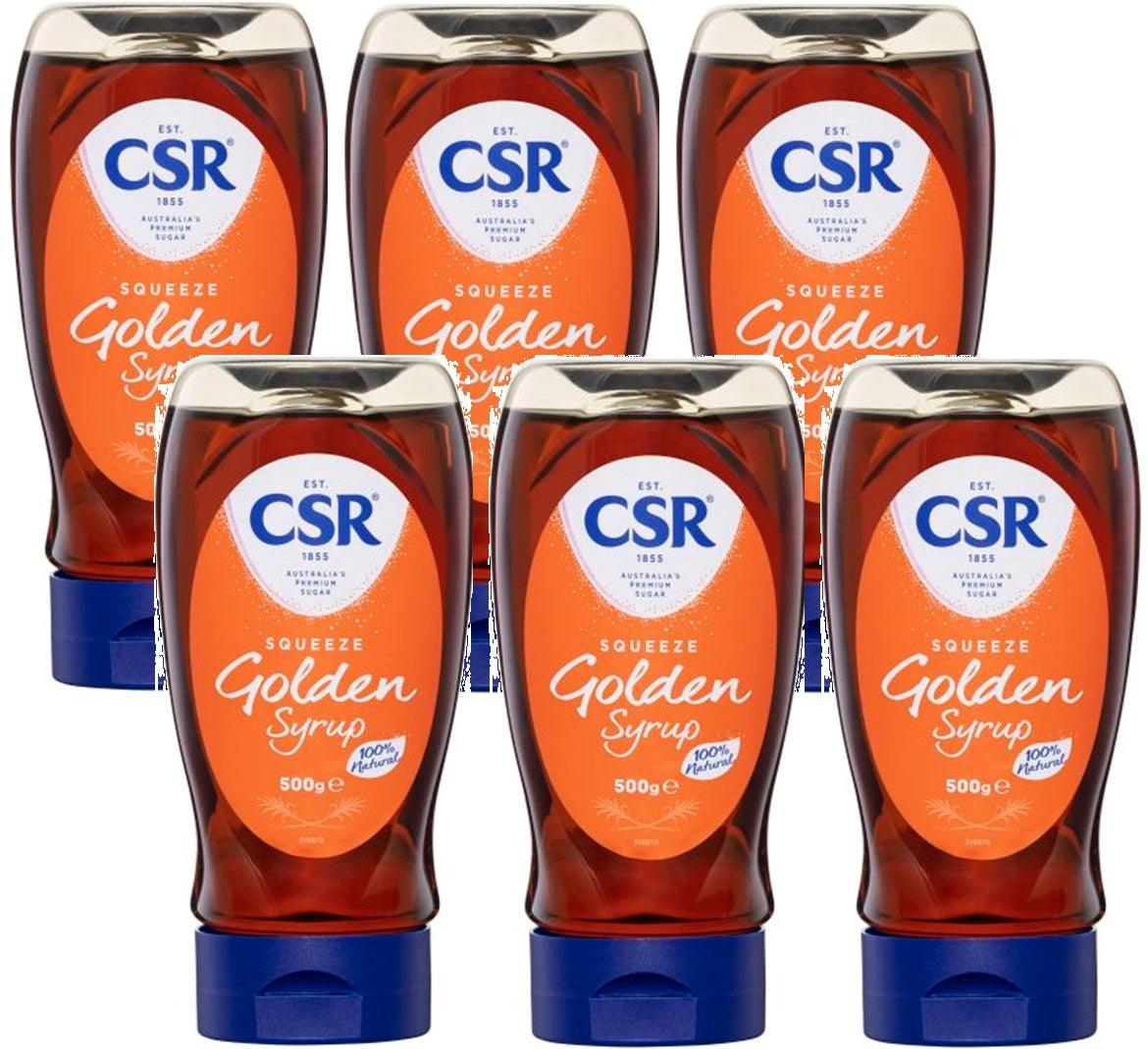 CSR Golden Syrup Squeeze 500G 6 Pack Bulk Box | SuperOffice