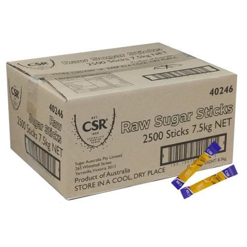 CSR Raw Sugar Sticks 3g Box 2500 Sachets Bulk | SuperOffice