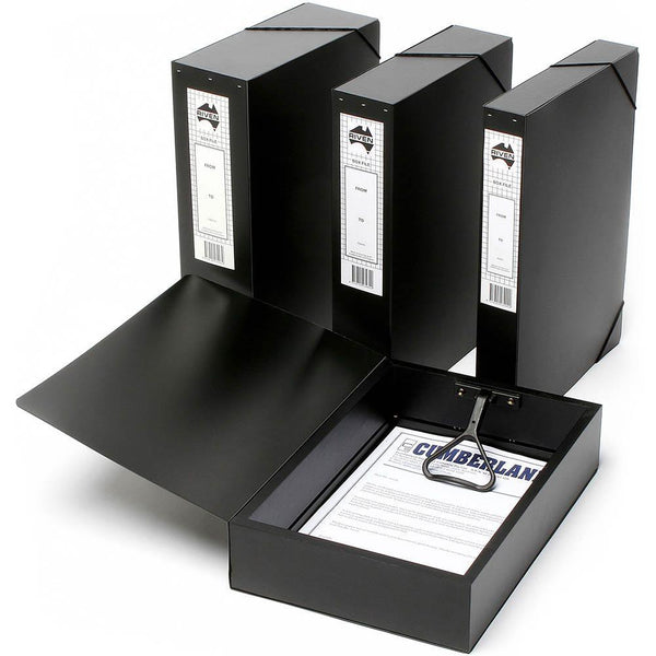 Cumberland Heavy Duty Box File 75mm Capacity Coated | SuperOffice