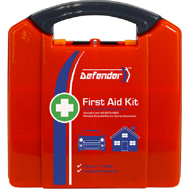 Defender First Aid Kit Case Portable Travel Family | SuperOffice
