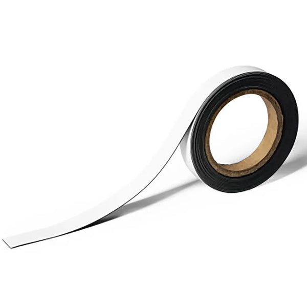 Durable Magnetic Labelling Tape 30mmx5m White | SuperOffice