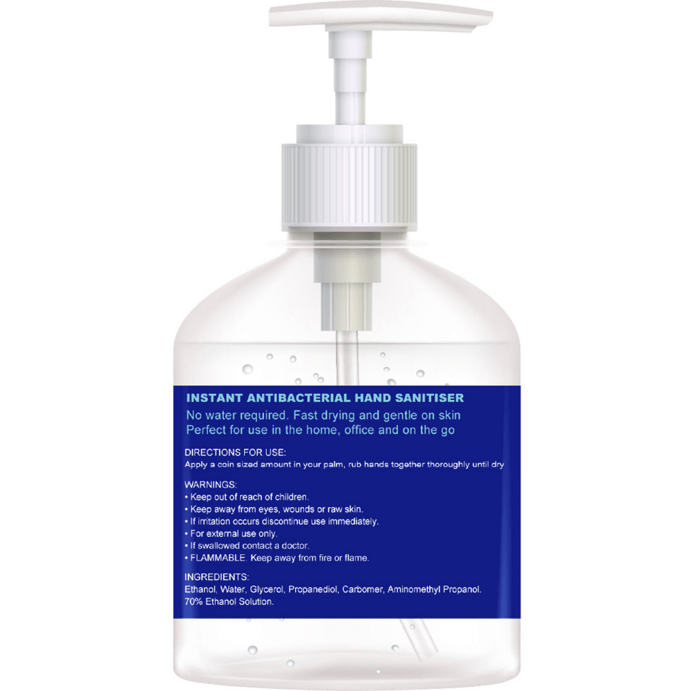 Dynatise Antibacterial Instant Hand Sanitiser Gel 500mL | SuperOffice