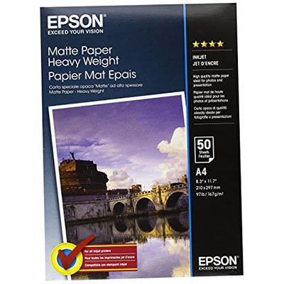 Epson Matte Photo Paper Heavy Weight 154Gsm A4 Pack 50 | SuperOffice