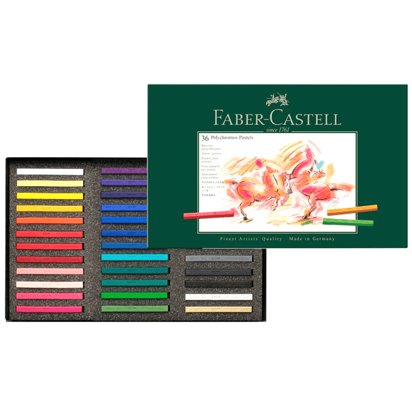 Faber-Castell Polychromos Pastel Blocks 36 Box | SuperOffice
