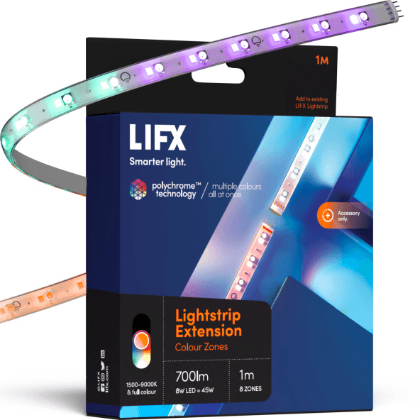 LIFX Lightstrip 1m Extension Colour Zones Smart LED | SuperOffice