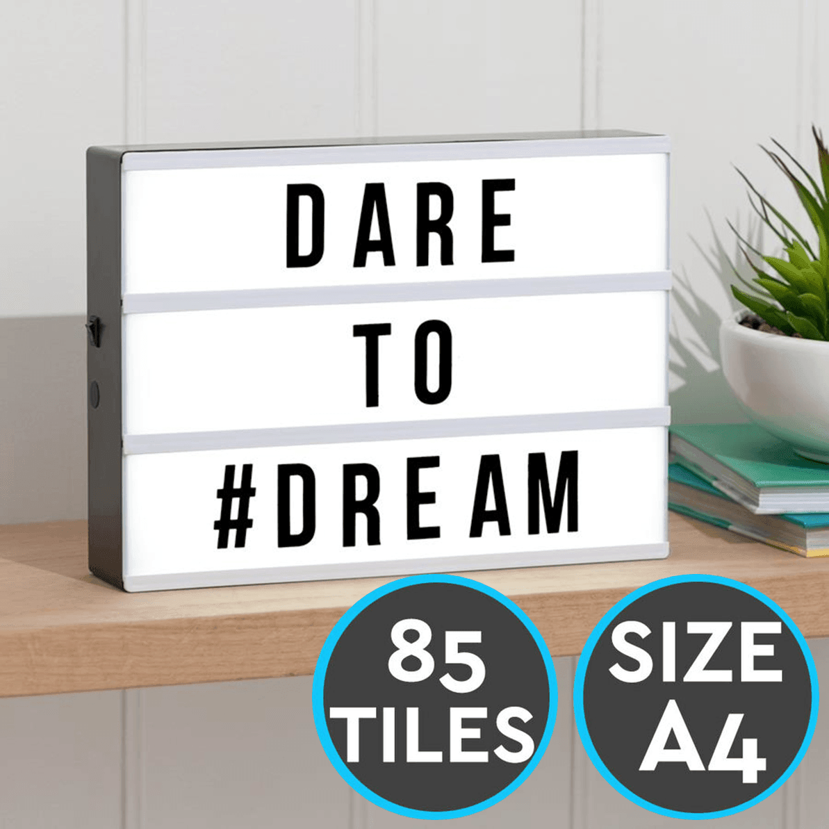 Lightbox 85 Characters + Letters Display Light Up |SuperOffice