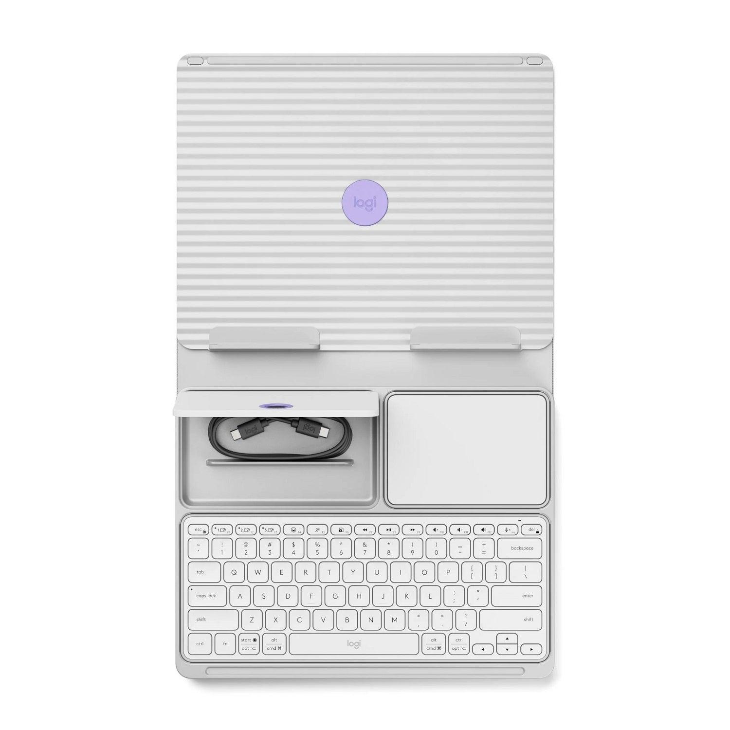 Logitech Casa Pop-Up Desk Keyboard Touchpad Nordic Calm | SuperOffice