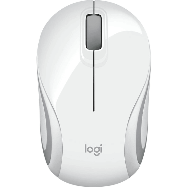 Logitech M187 Mouse Wireless Mini Small Compact White | SuperOffice