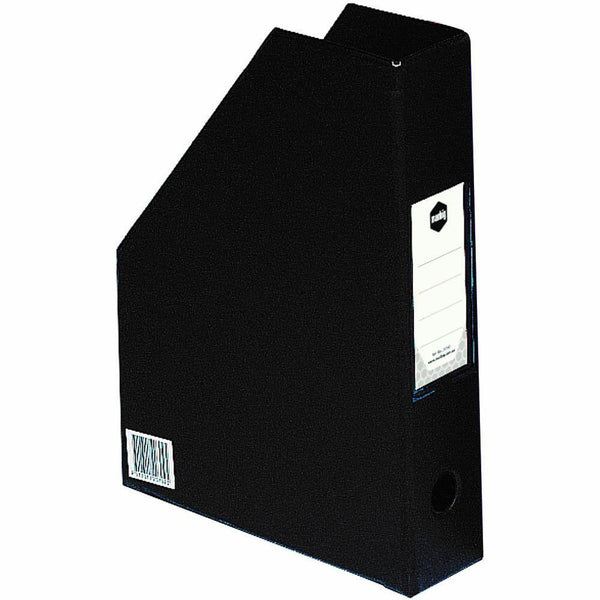 Marbig Magazine File A4 Pvc Black | SuperOffice