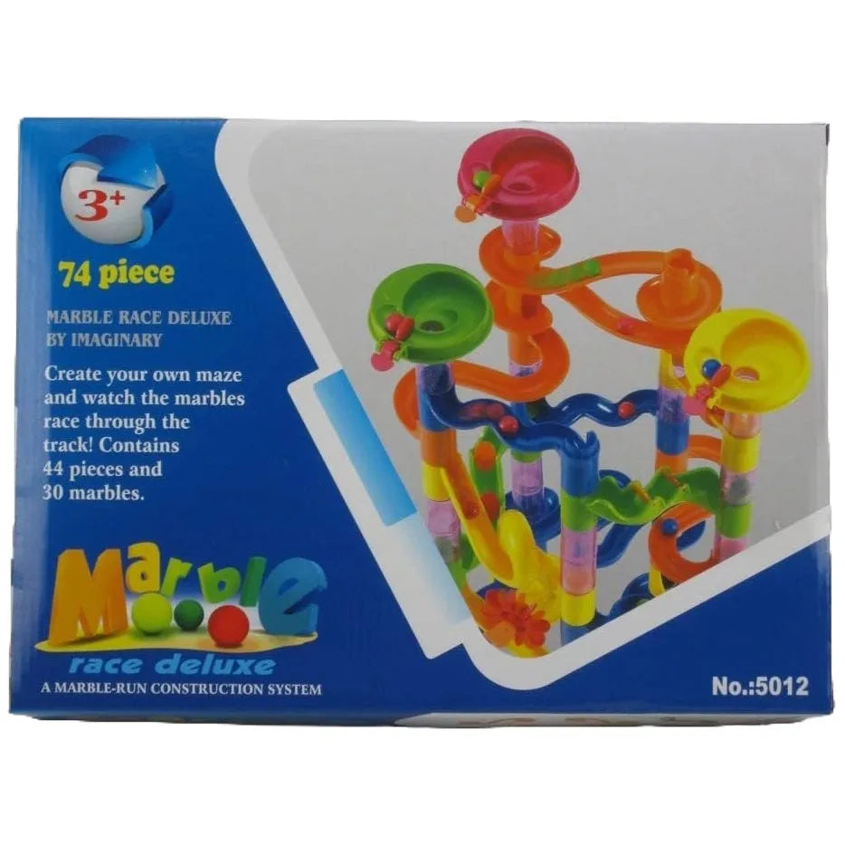 Marble Race 74 Piece Marble Run Race Tower | SuperOffice