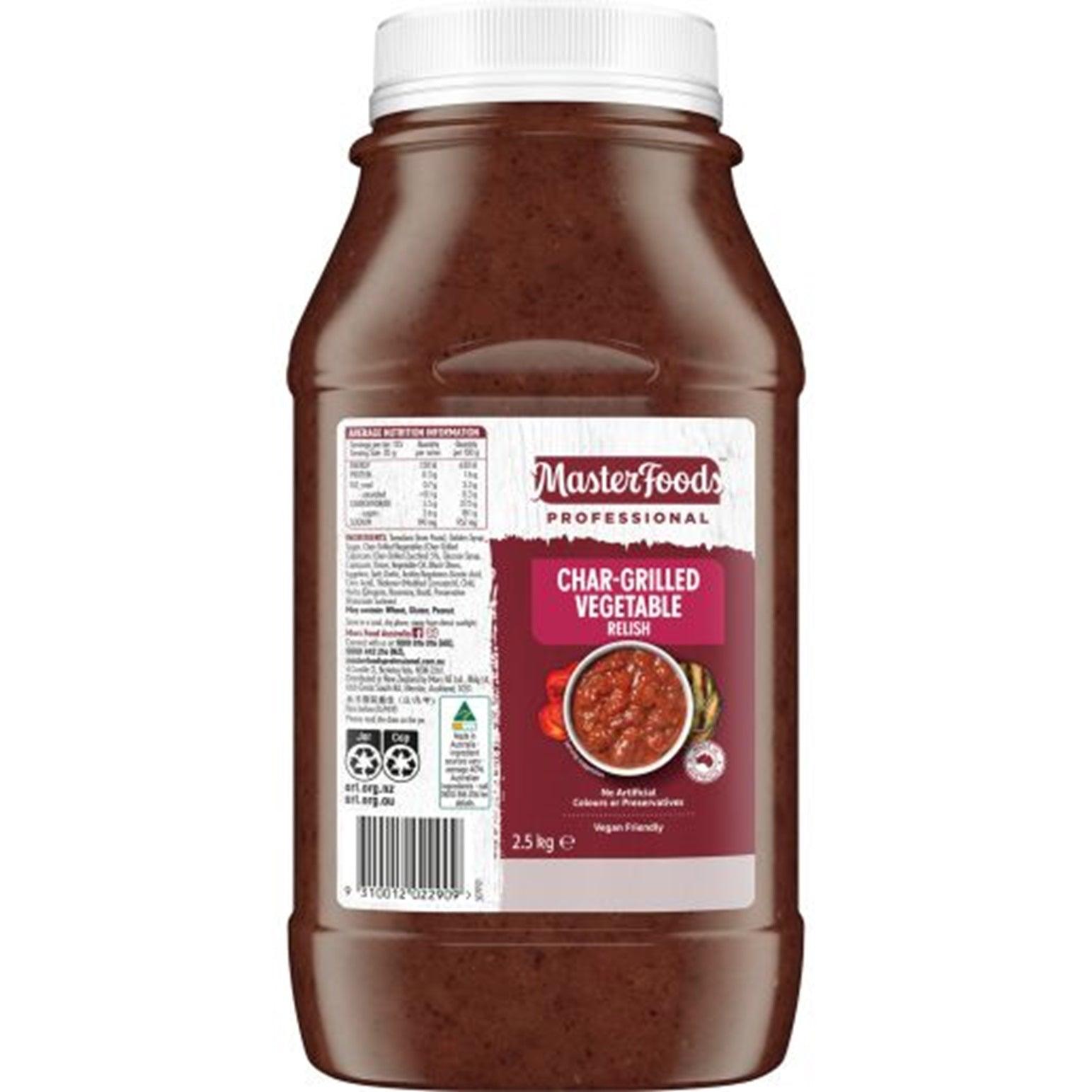 Masterfoods Chargrilled Vegetable Relish 2.5kg Bulk | SuperOffice