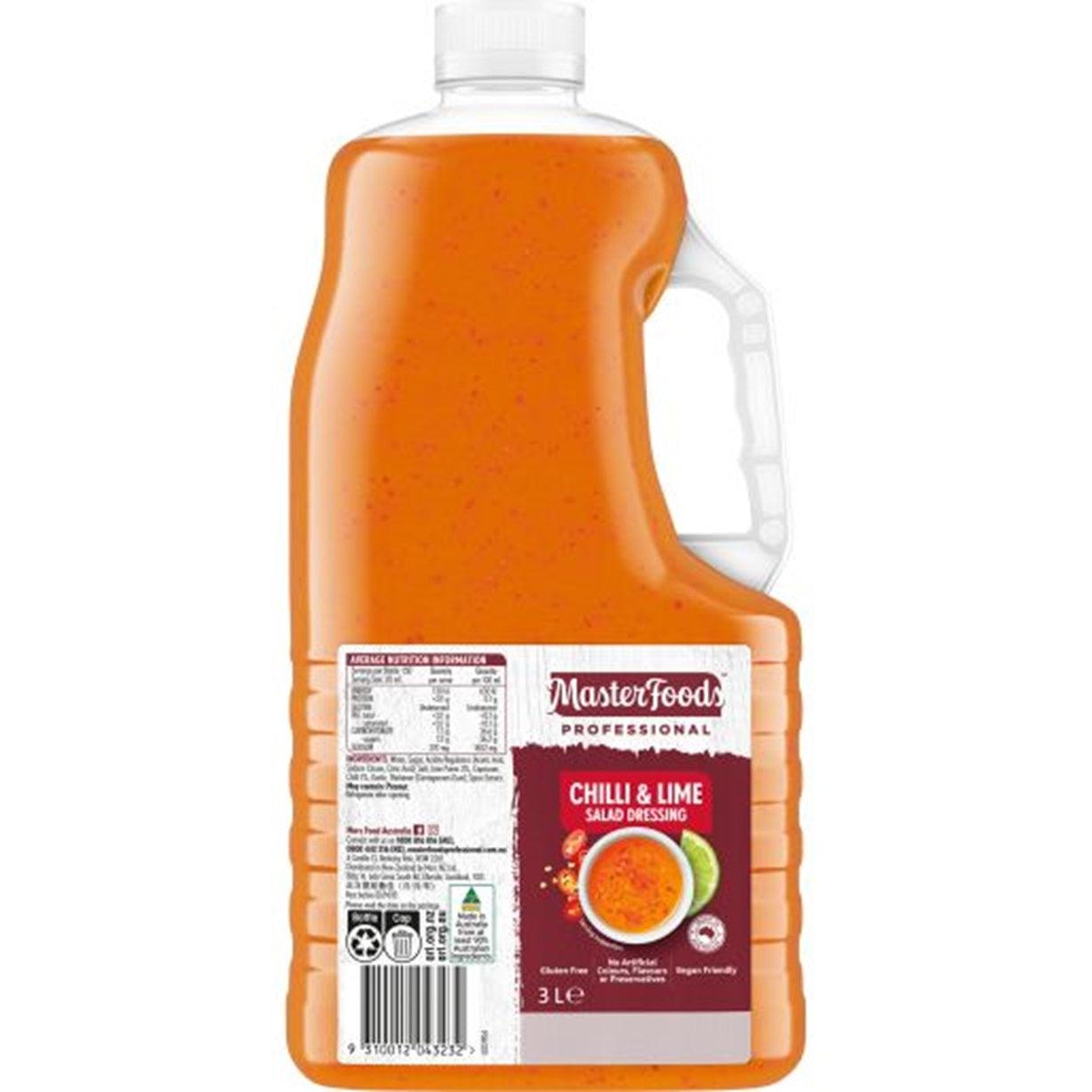 Masterfoods Chilli And Lime Salad Dressing 3L Bulk | SuperOffice