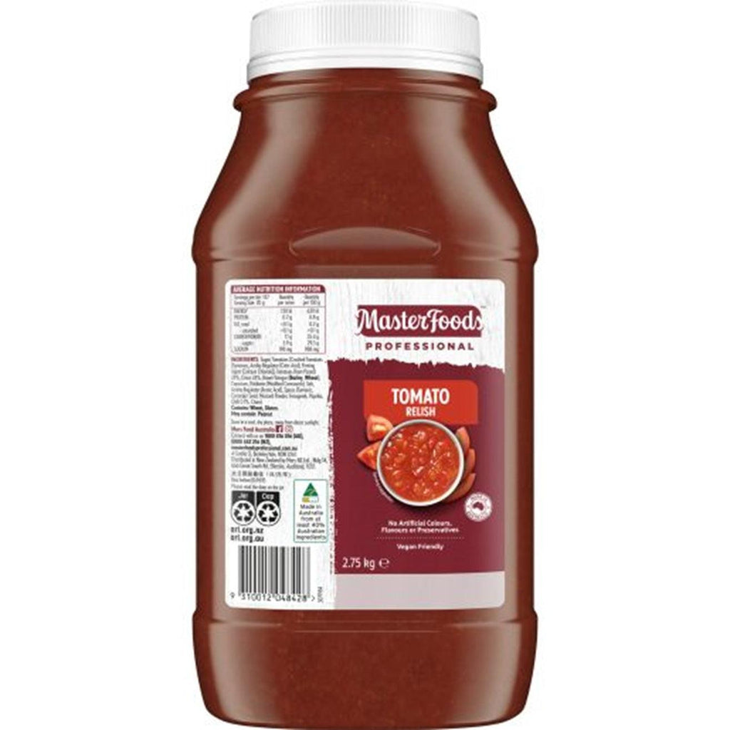 Masterfoods Jar Tomato Relish 2.75kg Bulk | SuperOffice