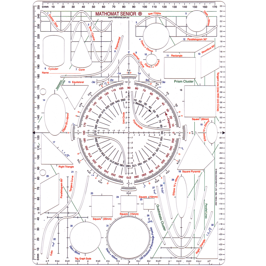 Maths & Letter Stencil Templates Products | SuperOffice