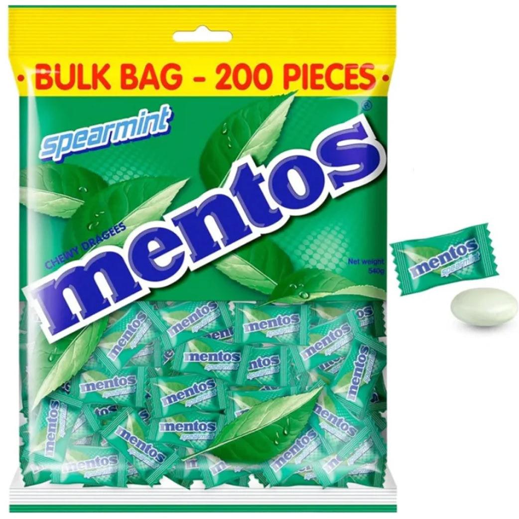 Mentos Spearmint Mint Pack 200 540g Individually Wrapped | SuperOffice