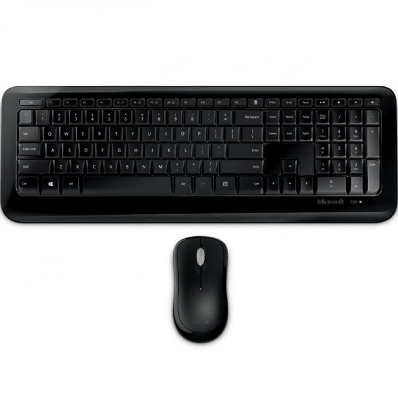 Microsoft 850 Wireless Keyboard And Mouse Black | SuperOffice
