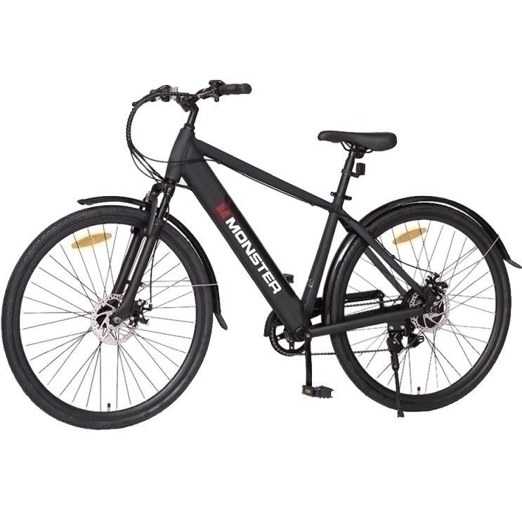 Monster Bike E-City eBike Road 250W Black | SuperOffice
