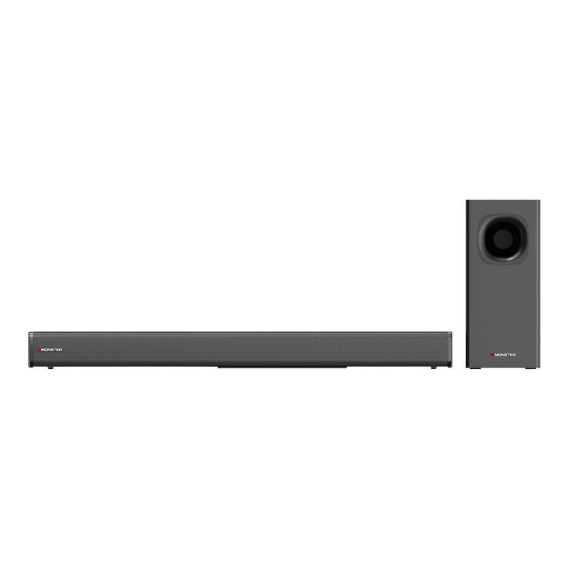 Monster 2.1 Channel 80-Watt Soundbar Wireless Subwoofer | SuperOffice