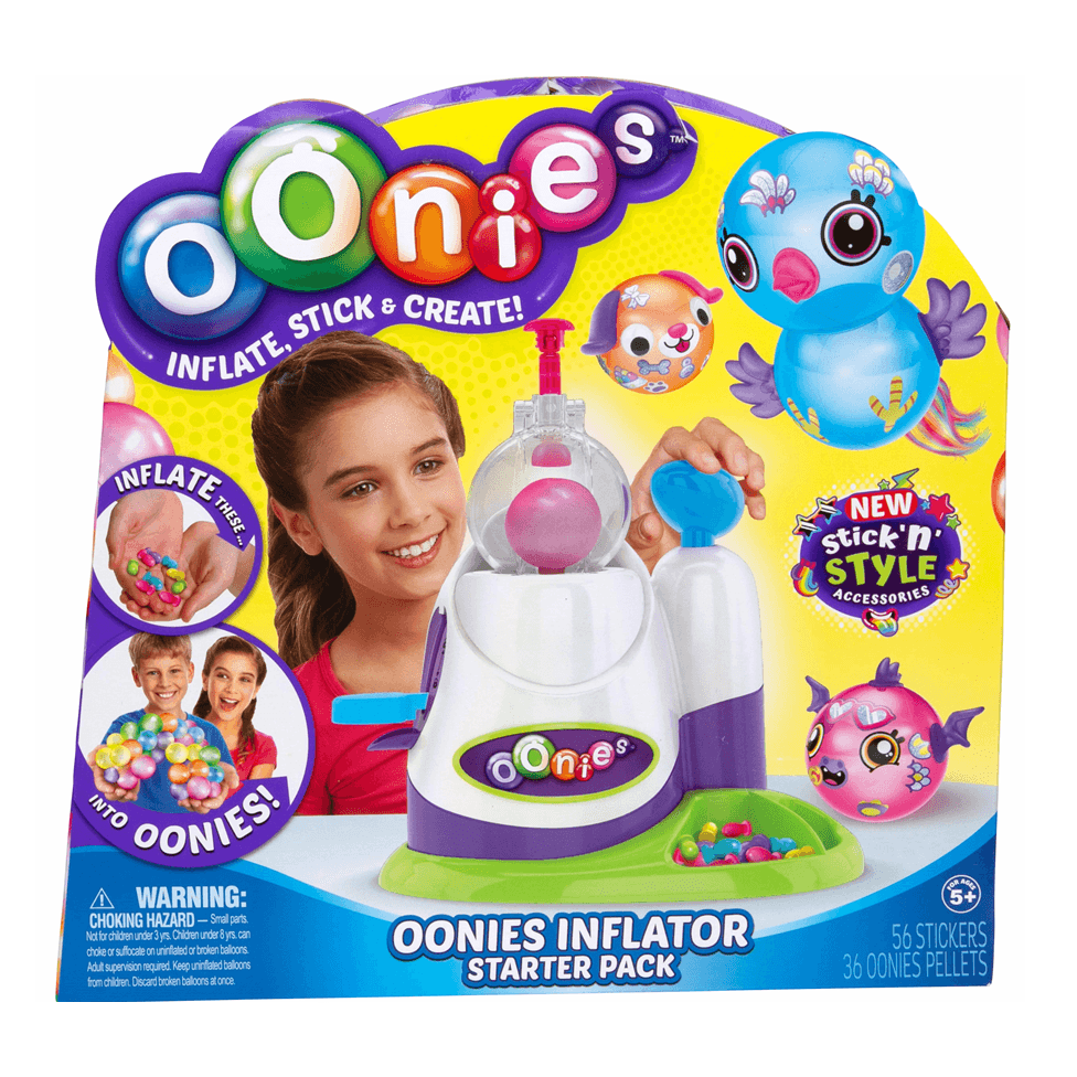 Oonies Inflator Starter Pack Kit Set Stick Style Bubbles | SuperOffice