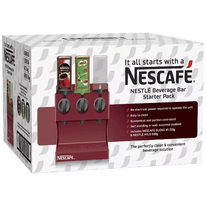Nescafe Cafe Bar Beverage Dispenser Starter Pack | SuperOffice