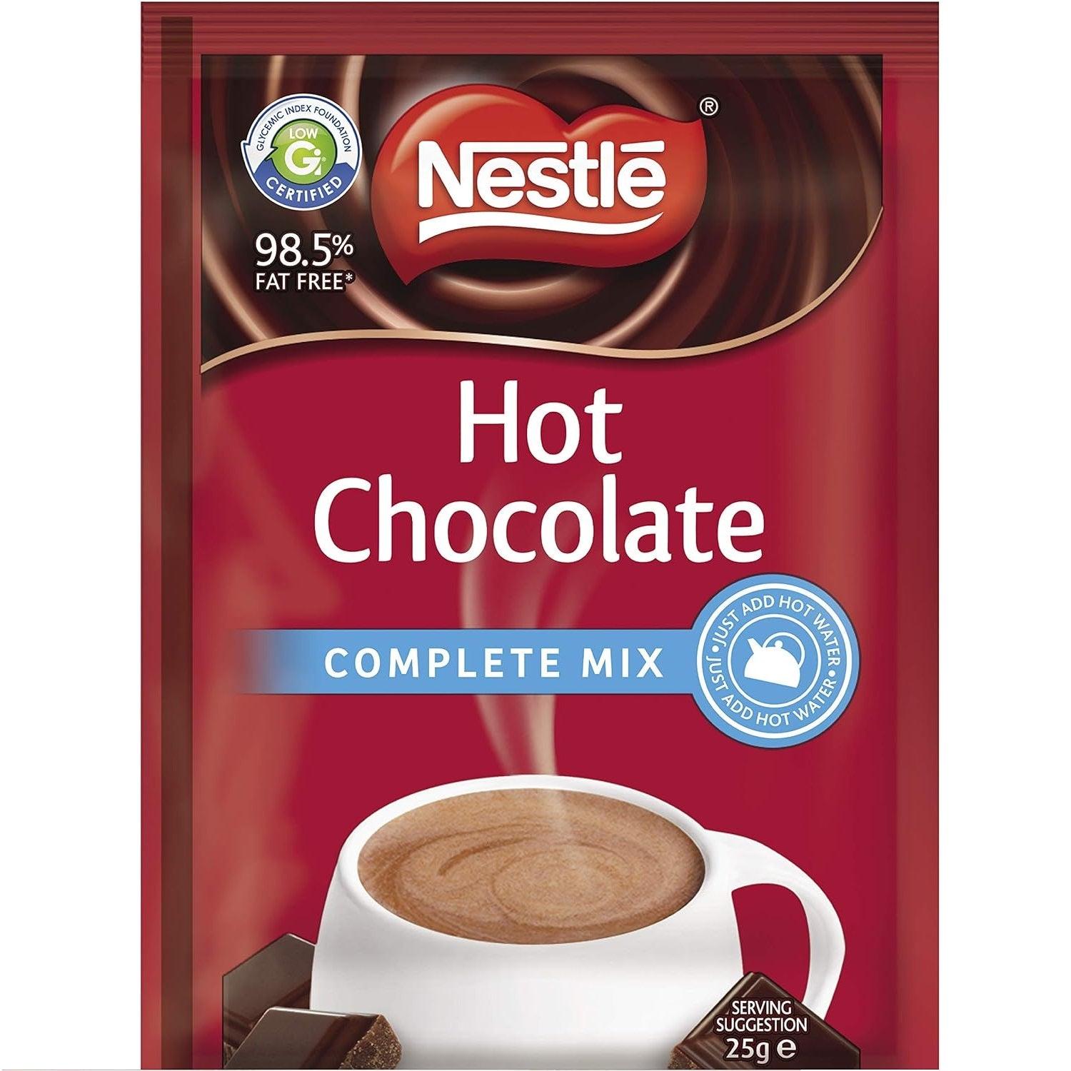 Nestle Complete Mix Hot Chocolate Sachet Portions 25g | SuperOffice
