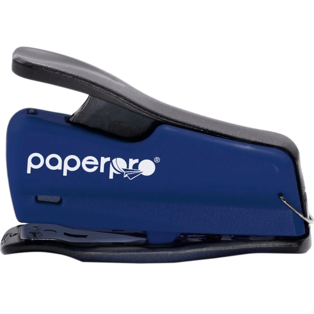 PaperPro inJoy 12 Stapler Nano Mini Blue One Finger | SuperOffice