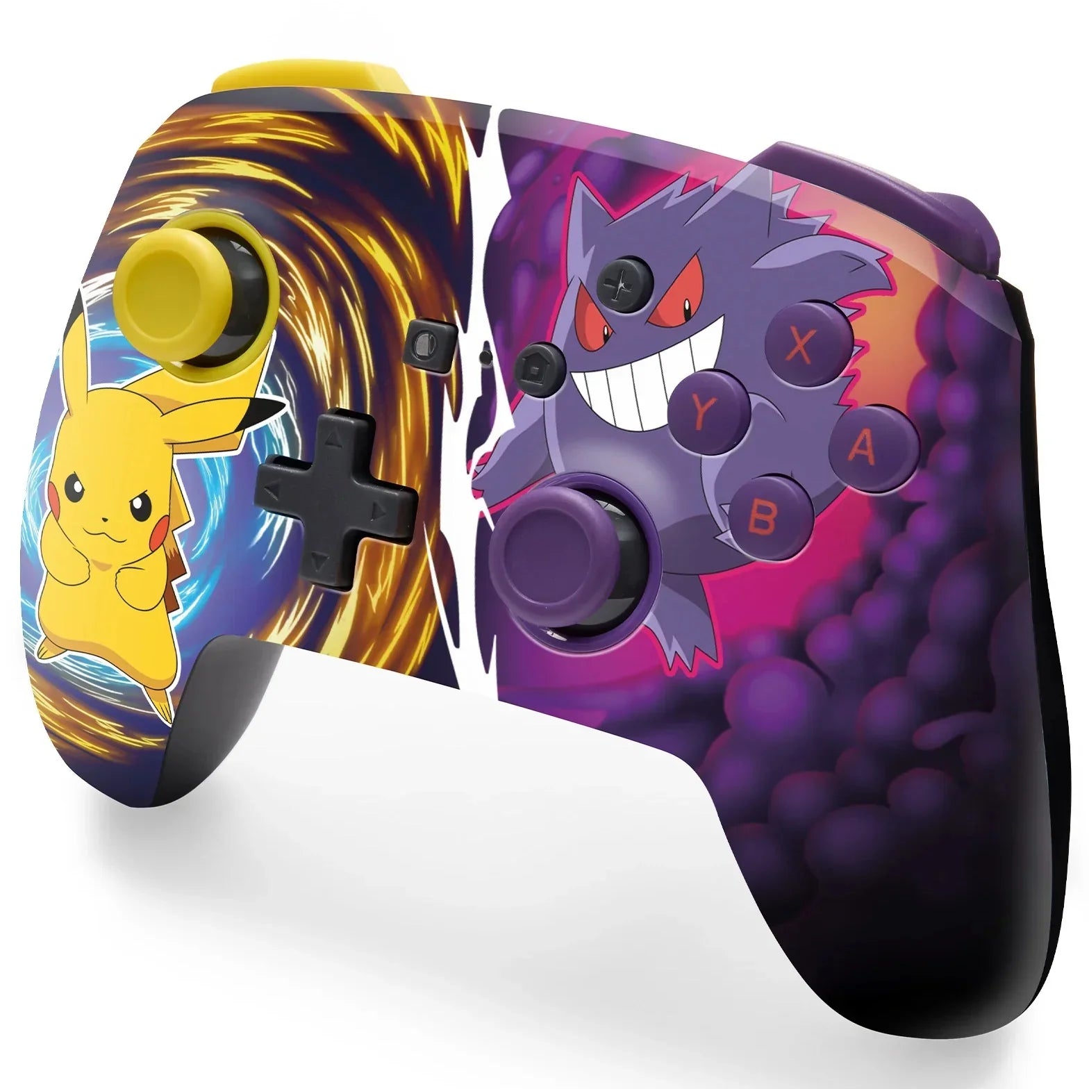 PowerA Enhanced Wireless Controller Nintendo Switch Pikachu vs Gengar ...