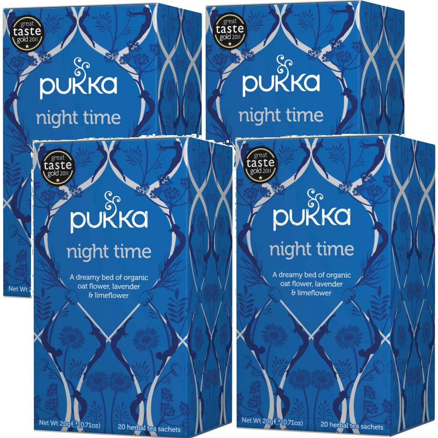 Pukka Tea Night Time 20 Teabags 4 Pack | SuperOffice