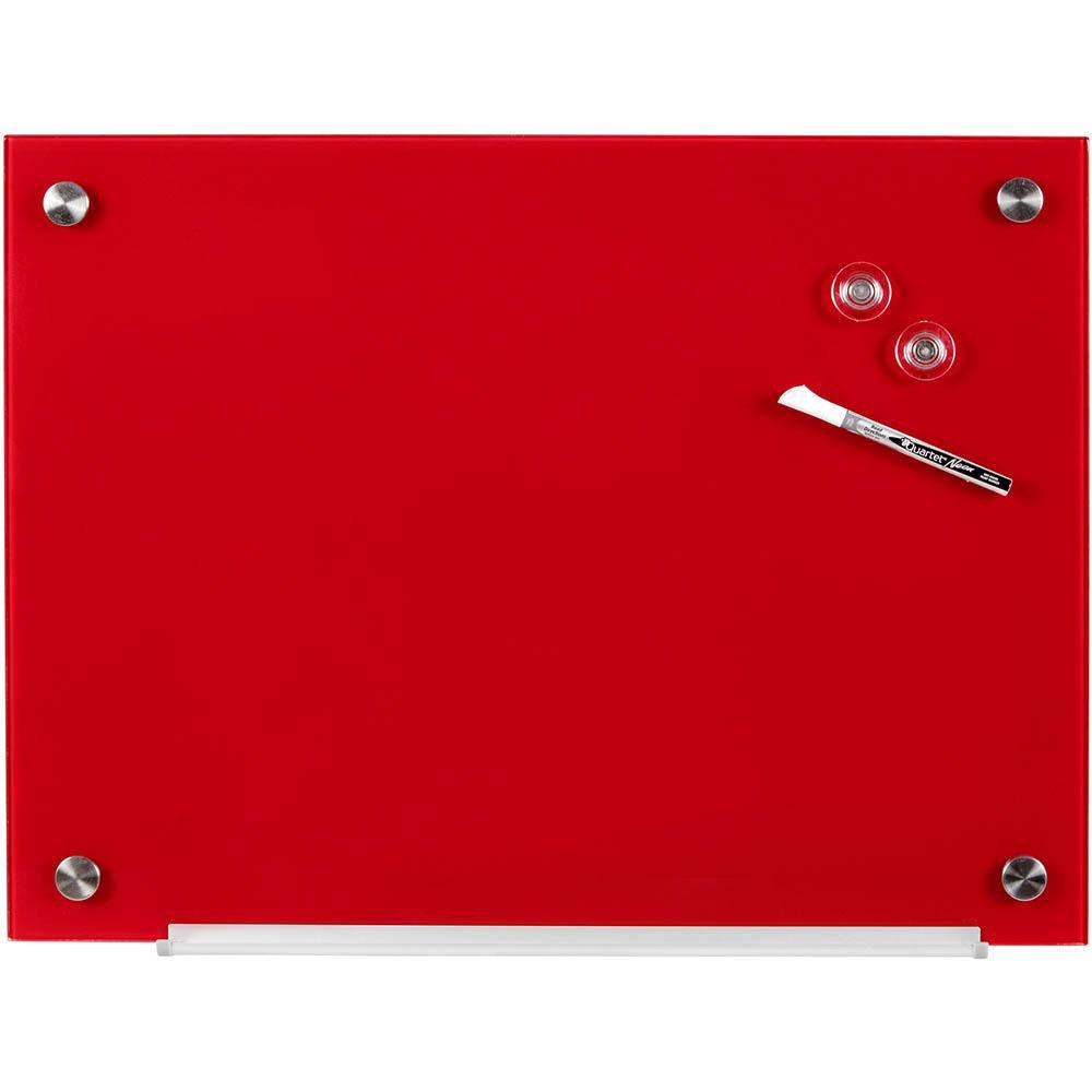 Quartet Glassboards 450 X 600Mm Red | SuperOffice