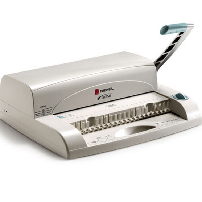 Rexel CB256 Manual Comb Binding Machine Punch Compact A4 | SuperOffice
