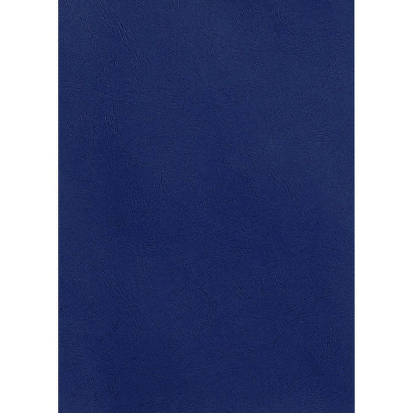 Rexel Leathergrain Covers 250GSM Navy Pack 100 | SuperOffice